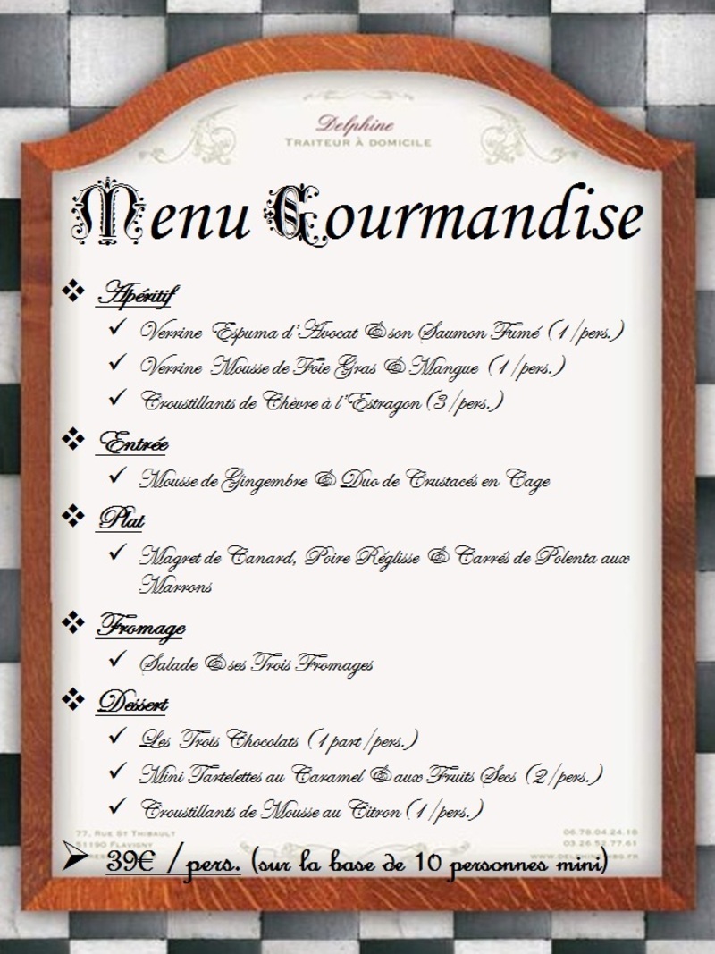 demandez le Menu